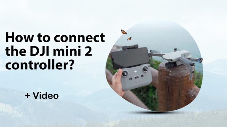 How to connect the DJI mini 2 controller? | sky eagle drone