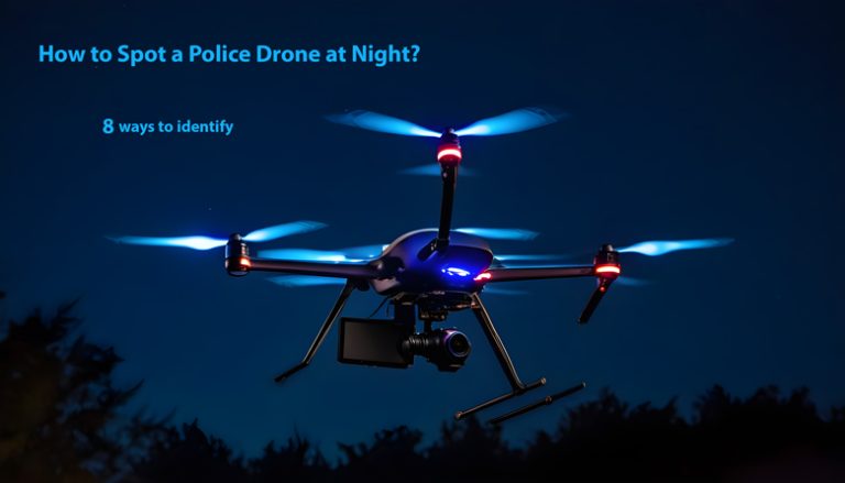 How to Spot a Police Drone at Night? + video | sky eagle drone