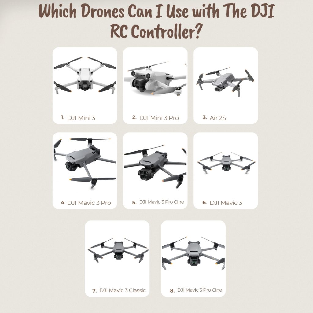 can you use the dji rc controller with other drones?
